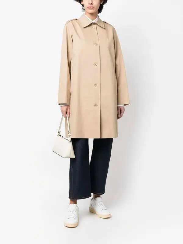 A.p.c. Single-breasted Midi Coat