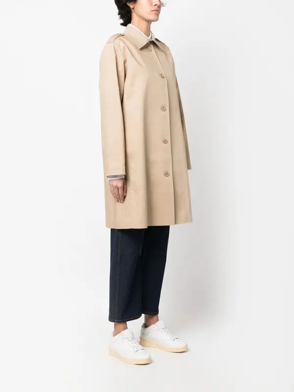 A.p.c. Single-breasted Midi Coat