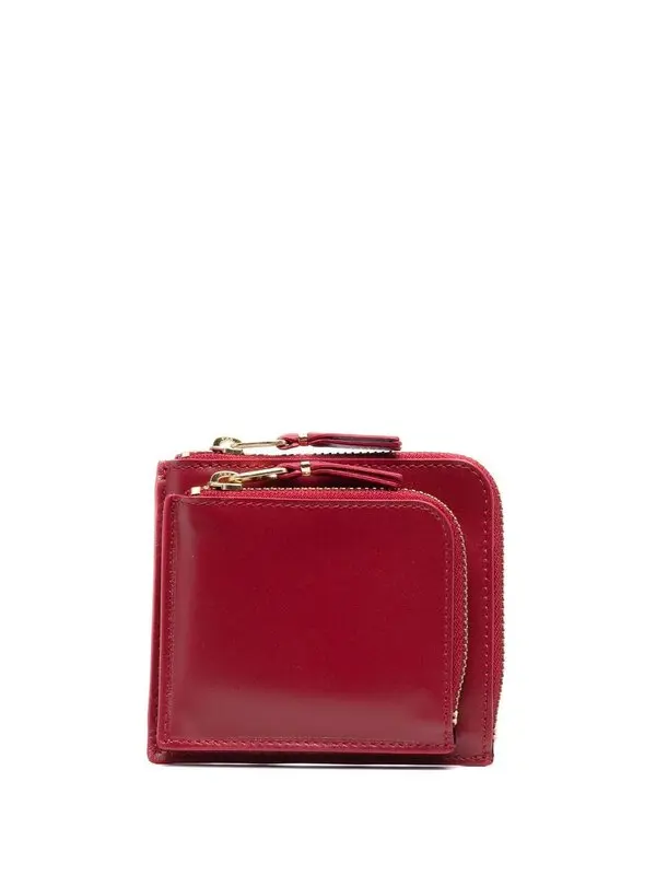 Comme Des Garçons External-pocket Coin Purse - Red