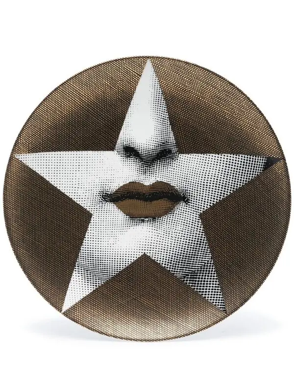 FORNASETTI Tema E Variazioni N.399 Plate - Gold