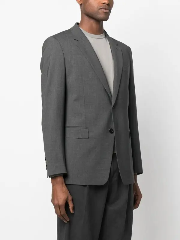 Theory Single-breasted Tailored Blazer - Grey