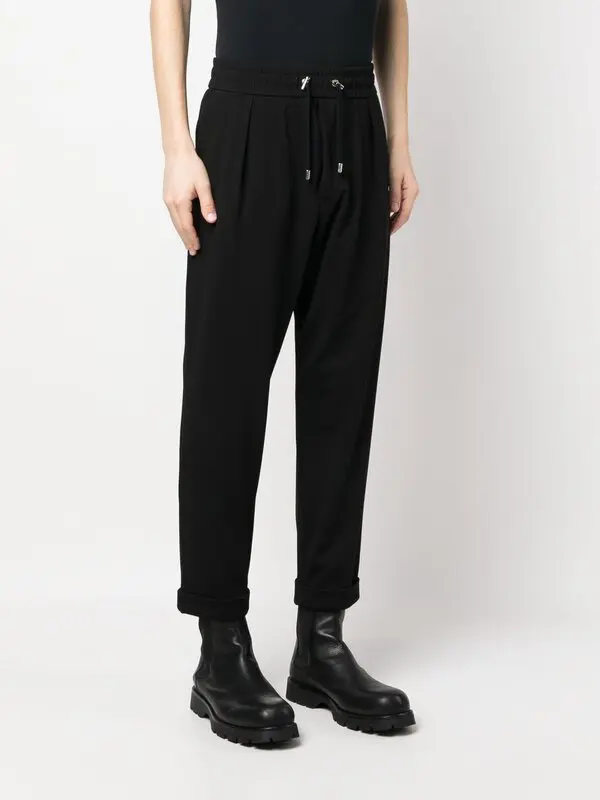 Balmain Drop-crotch Cropped Trousers