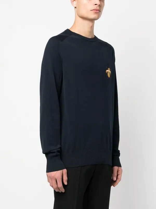BILLIONAIRE Round-neck Cotton Jumper