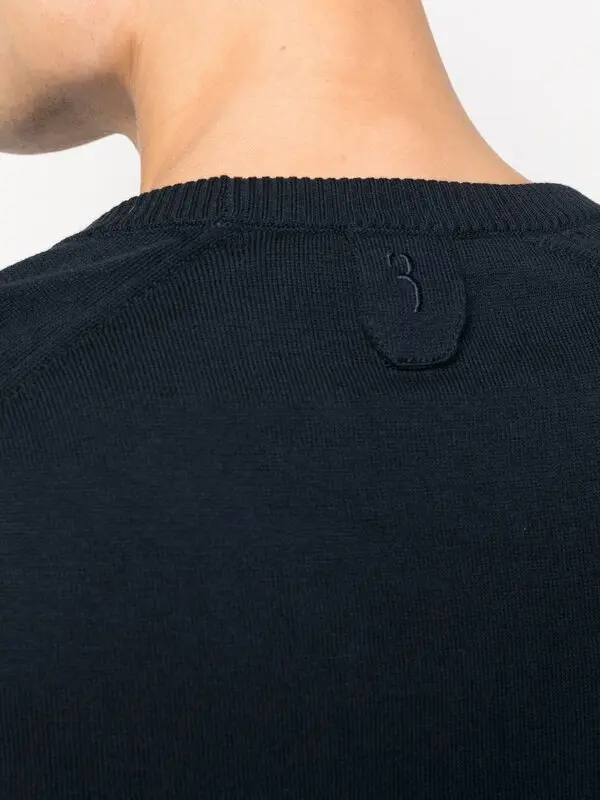 BILLIONAIRE Round-neck Cotton Jumper