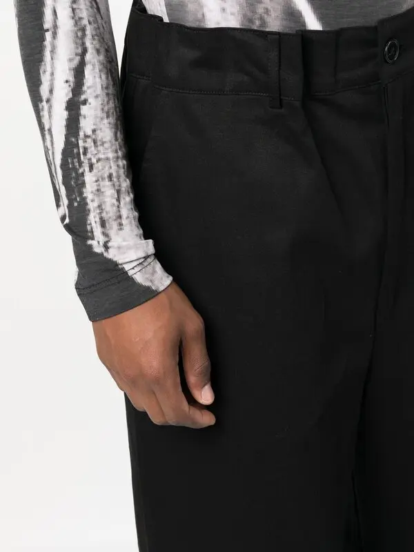 YUIKI SHIMOJI High-waisted Wide-leg Trousers