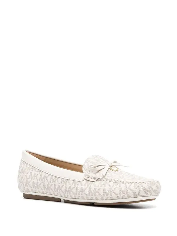Michael Kors Juliette Monogram-jacquard Moccasins