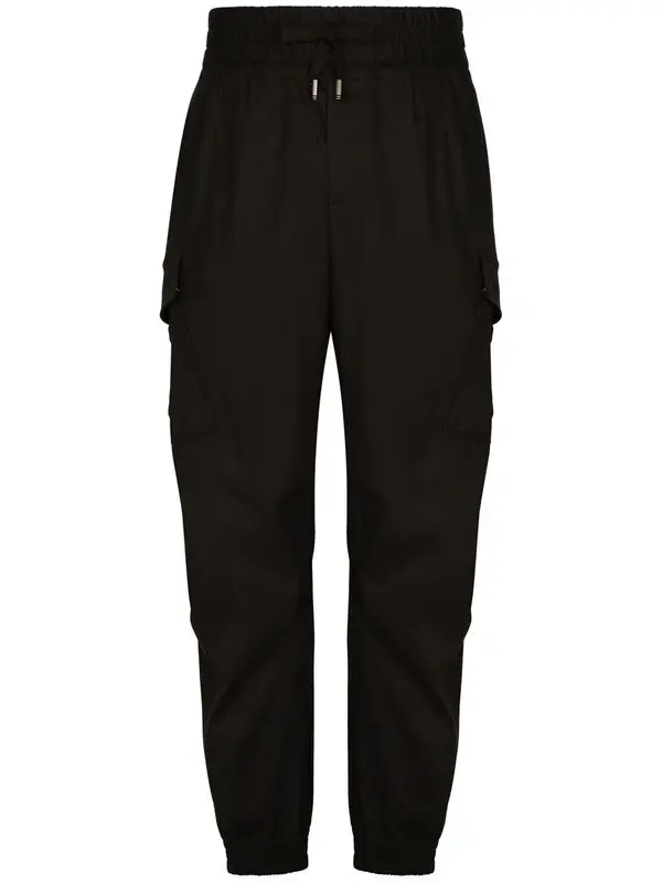 Dolce & Gabbana Logo-tag Cargo Trousers - Blue