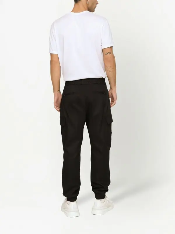 Dolce & Gabbana Logo-tag Cargo Trousers - Blue