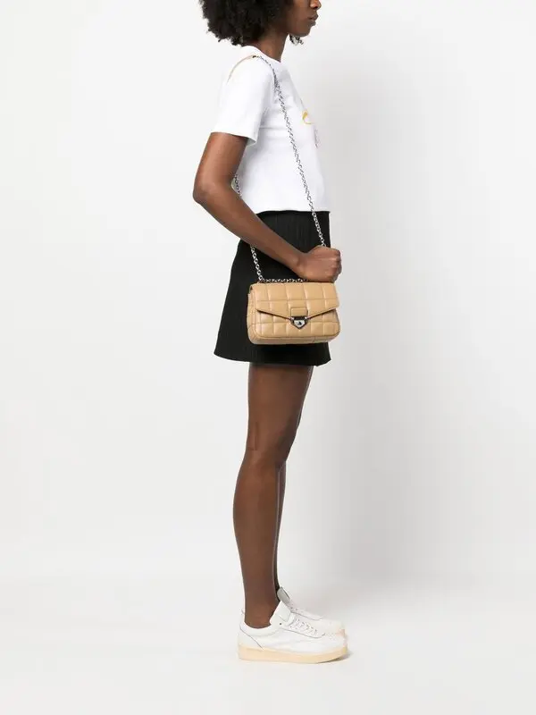 Michael Kors Soho Quilted Shoulder Bag - Brown