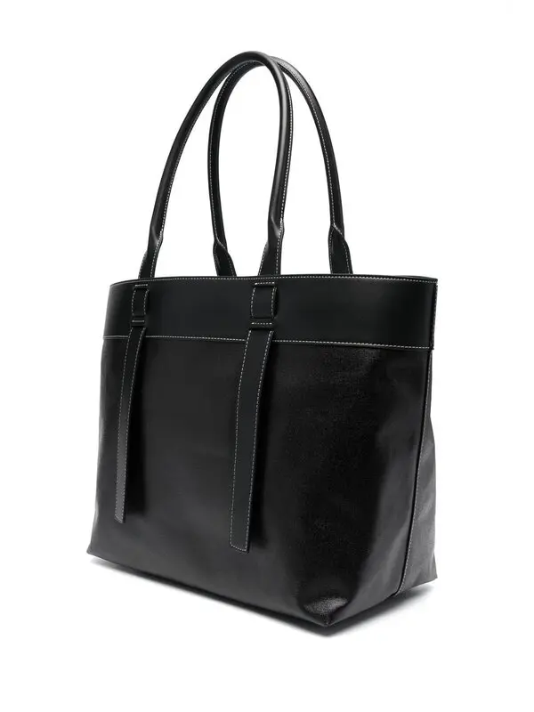 GANNI Smiley-print Tote Bag