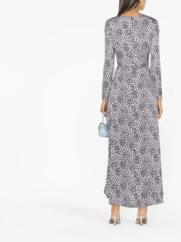 Maje Leopard-print Cut-out Midi Dress