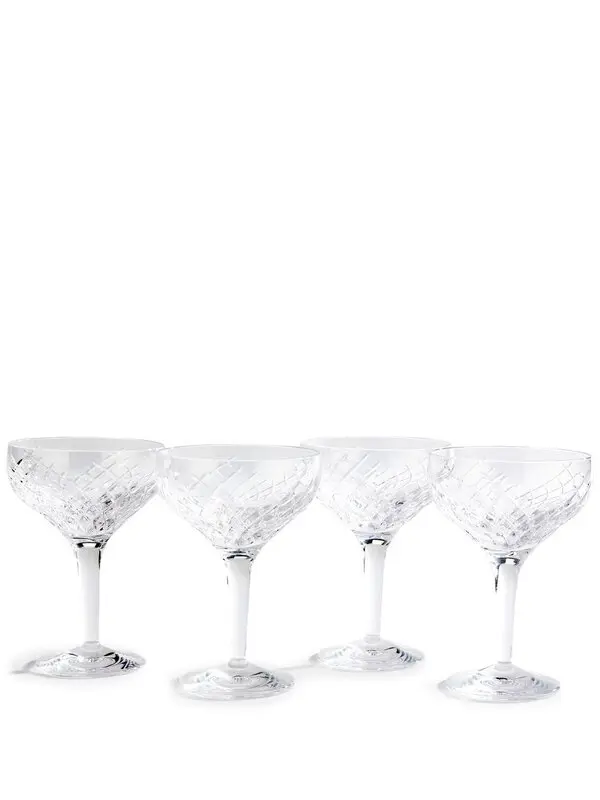SOHO HOME Barwell Crystal Glasses Set - Neutrals