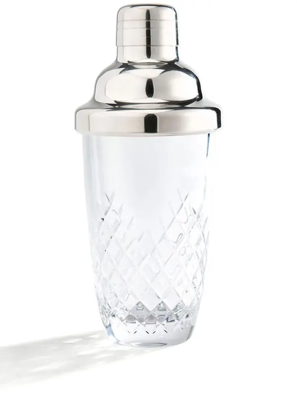 SOHO HOME Barwell Crystal Martini Shaker - Neutrals