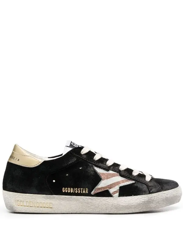 GOLDEN GOOSE Super-star Low-top Sneakers - Black