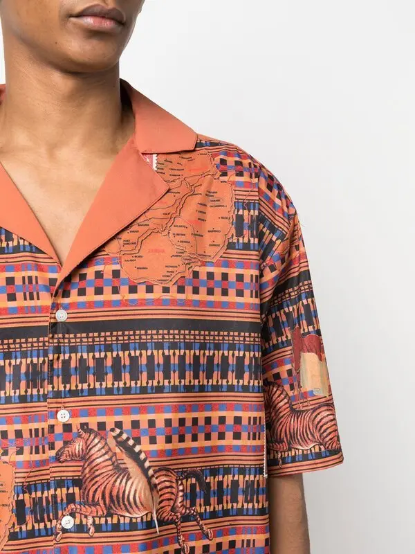 Ahluwalia Graphic-print Short-sleeve Shirt