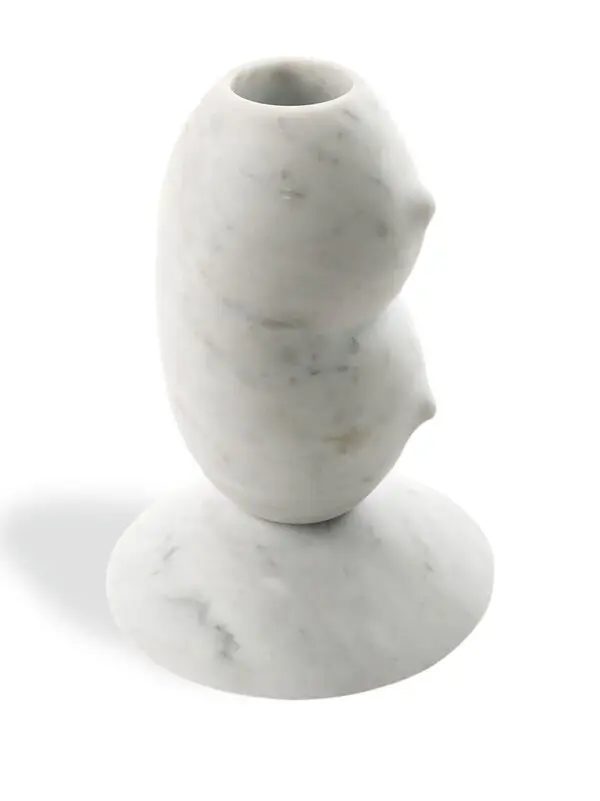 BLOC STUDIOS Clelia Sculpted Marble Vase