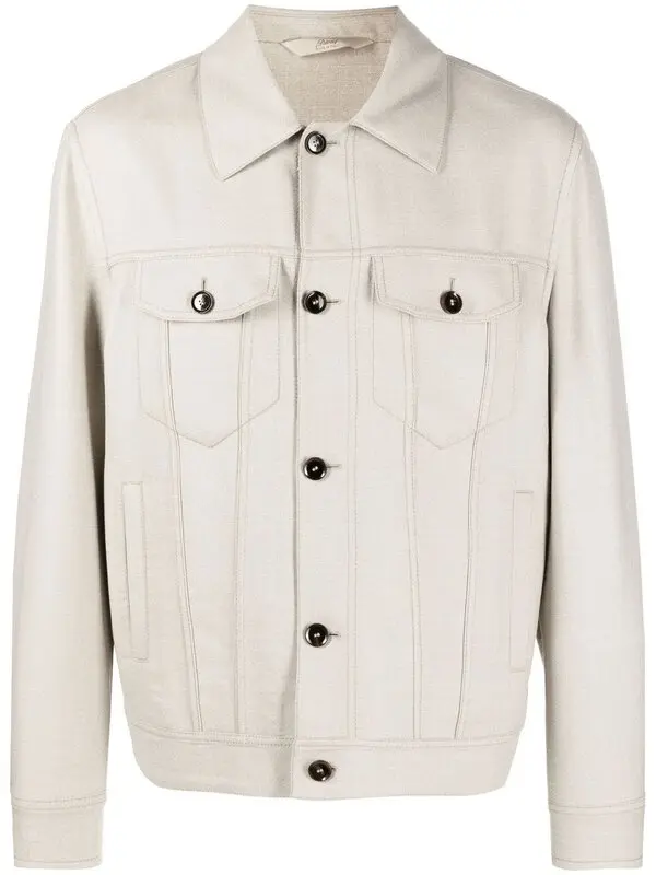 Brioni Trucker Shirt Jacket