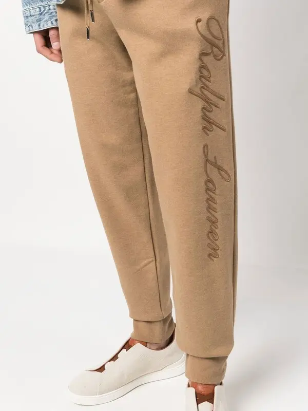 Ralph Lauren Purple Label Logo-embroidered Track Pants