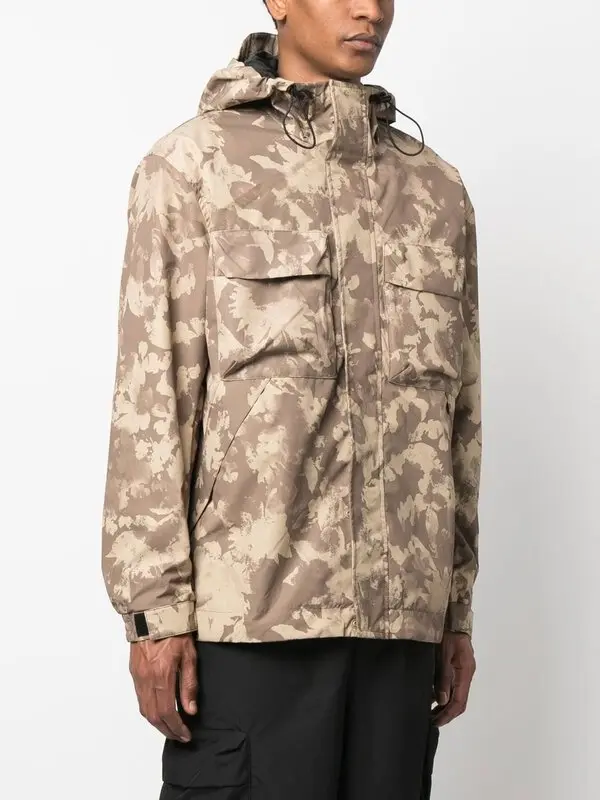 Calvin Klein Technical Windbreaker Jacket - Neutrals