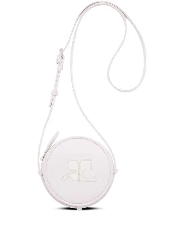 COURREGES Reedition Circle Leather Bag - Pink