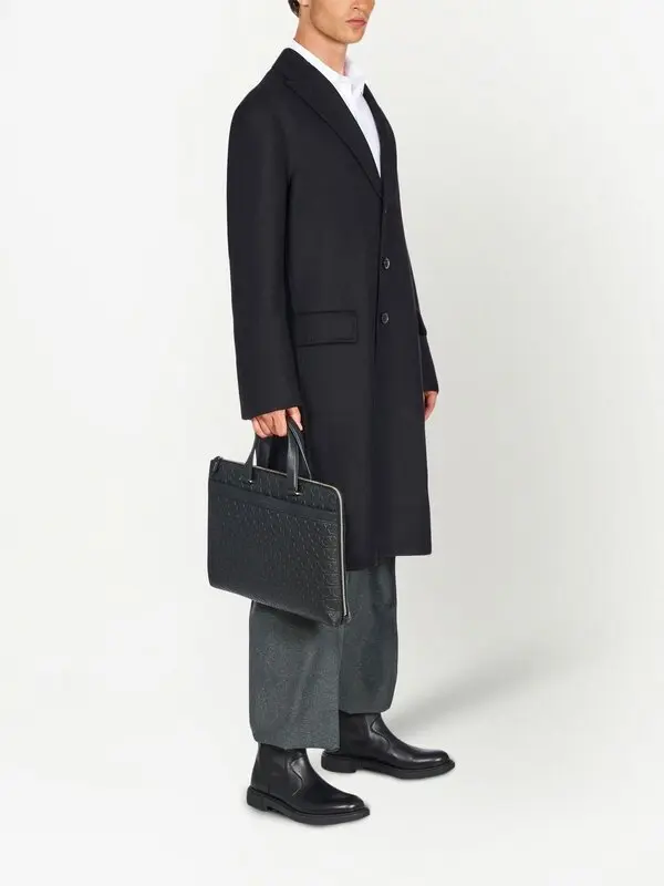 FERRAGAMO Gancini-pattern Laptop Case