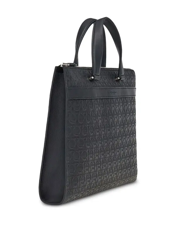 FERRAGAMO Gancini-pattern Laptop Case