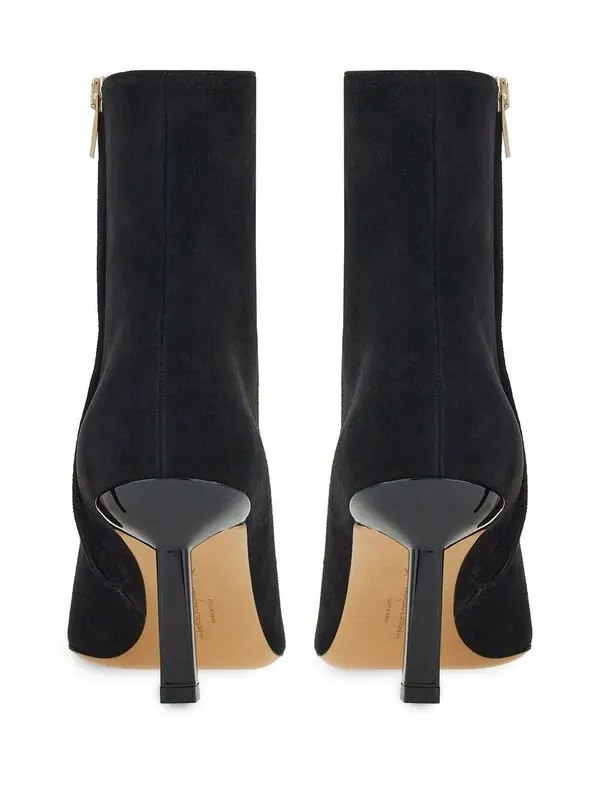 FERRAGAMO 70mm Pointed Toe Boots - Black