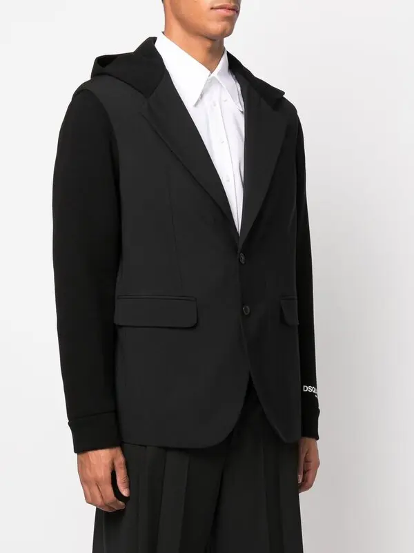 Dsquared2 Single-breasted Hooded Blazer