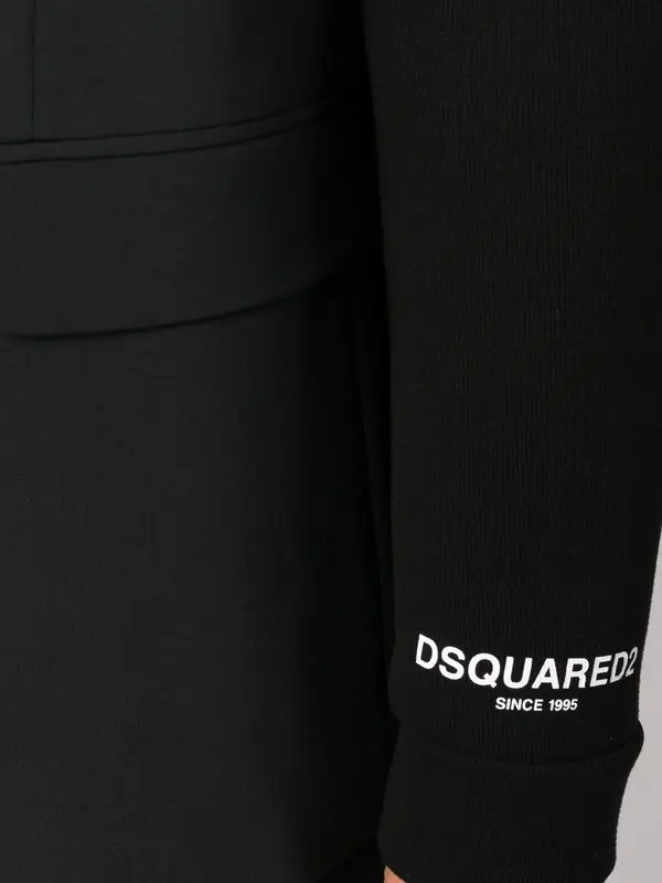 Dsquared2 Single-breasted Hooded Blazer