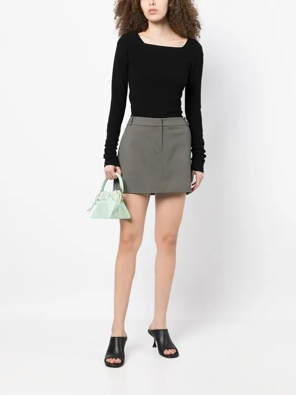 0711 TBILISI Wool-blend Mini Skirt