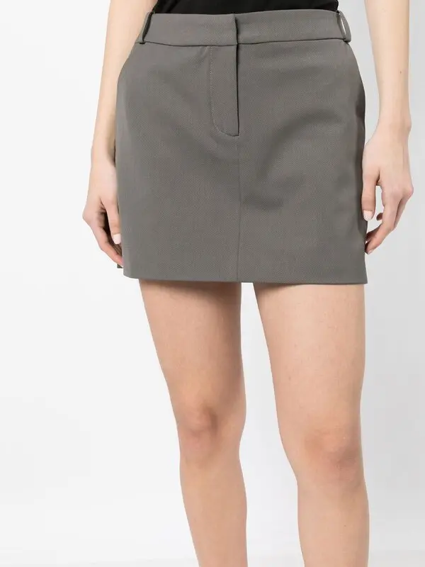 0711 TBILISI Wool-blend Mini Skirt