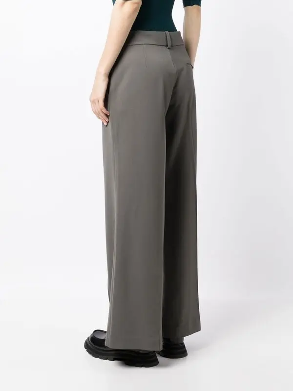 0711 TBILISI Seamed Wide-leg Trousers