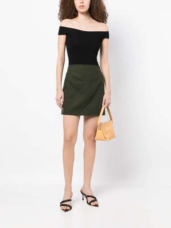 0711 TBILISI Virgin Wool-cashmere Mini Skirt