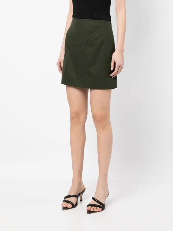 0711 TBILISI Virgin Wool-cashmere Mini Skirt