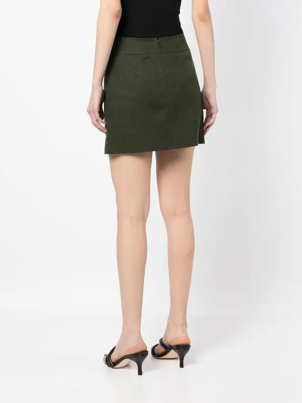 0711 TBILISI Virgin Wool-cashmere Mini Skirt