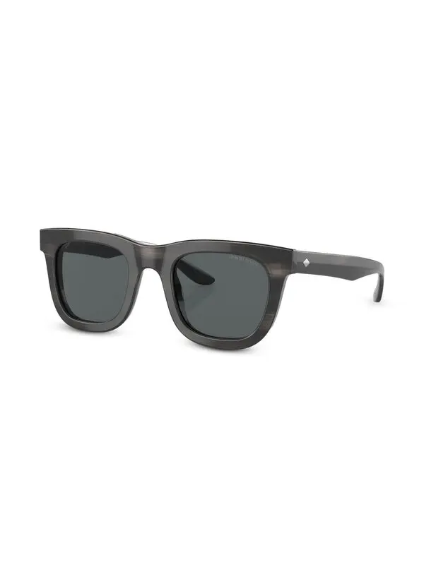 Giorgio Armani Tinted-lens Square-frame Sunglasses - Grey