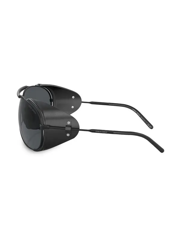 Giorgio Armani Double-bridge Aviator Sunglasses