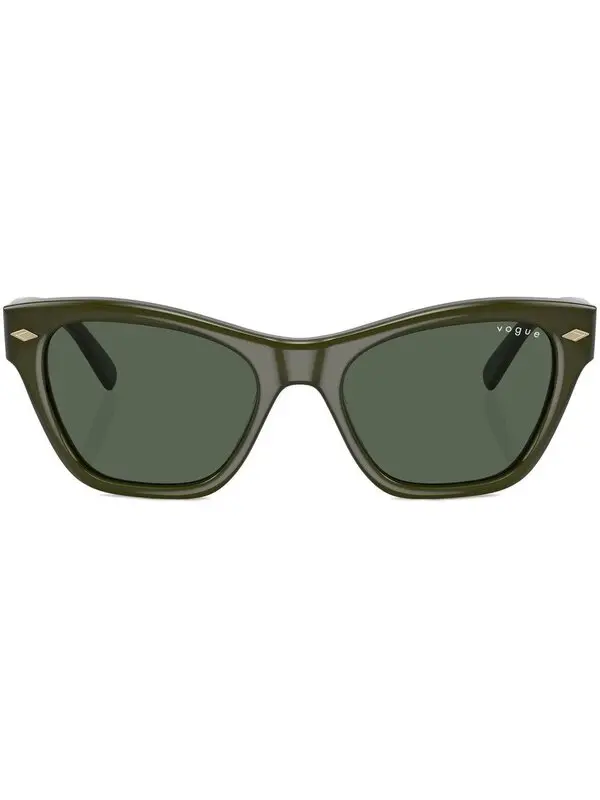 VOGUE EYEWEAR Logo Sunglasses - Green