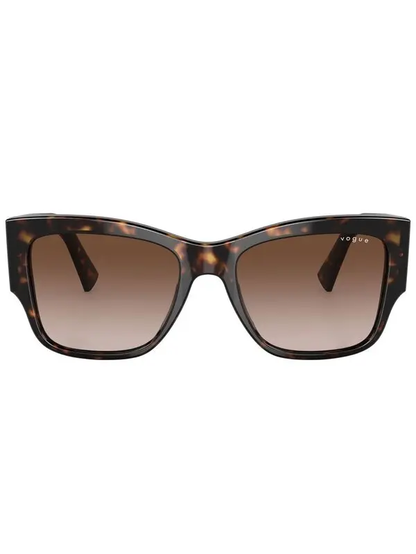 VOGUE EYEWEAR Tortoiseshell Square Frame Sunglasses - Brown
