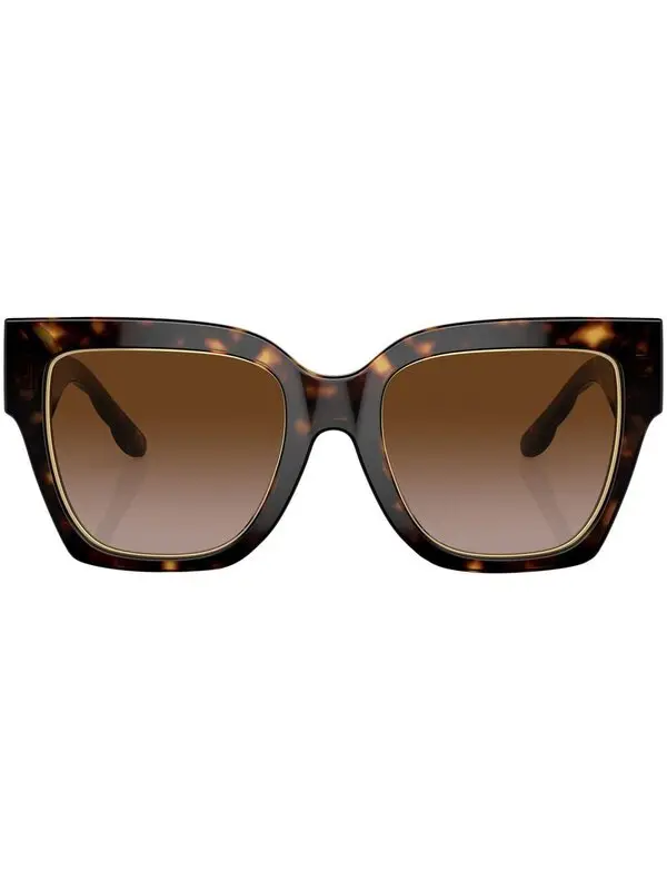 Tory Burch Oversize-frame Sunglasses - Green