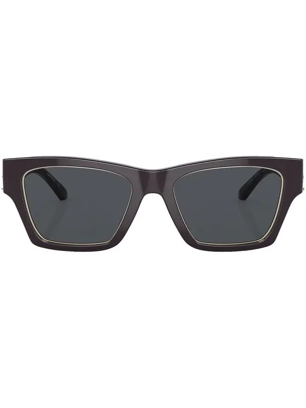 Tory Burch Wayfarer Frame Sunglasses - Red