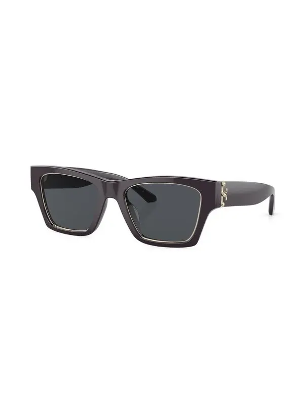 Tory Burch Wayfarer Frame Sunglasses - Red