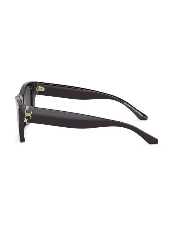 Tory Burch Wayfarer Frame Sunglasses - Red