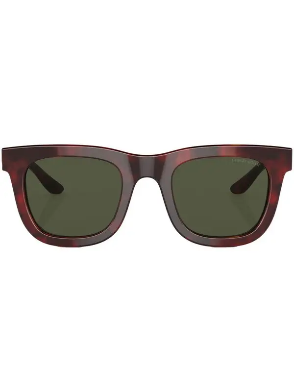 Giorgio Armani Tortoiseshell Sunglasses - Red