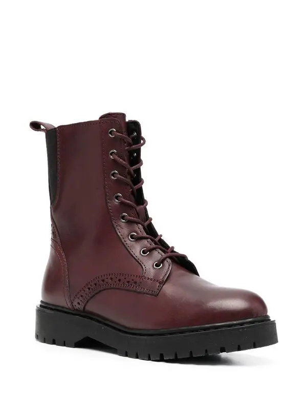 Geox Bleyze Leather Ankle Boots