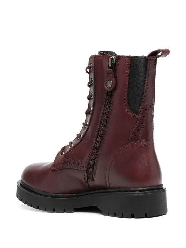Geox Bleyze Leather Ankle Boots