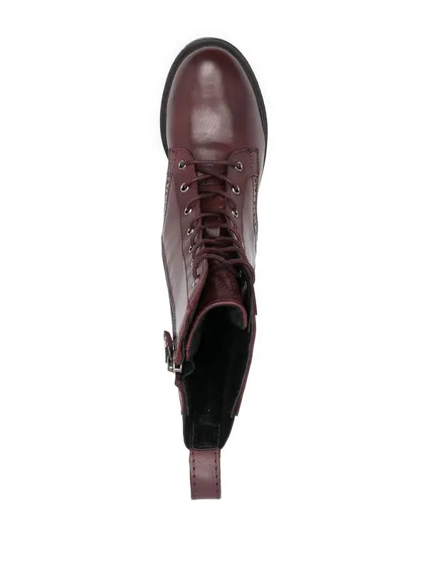 Geox Bleyze Leather Ankle Boots