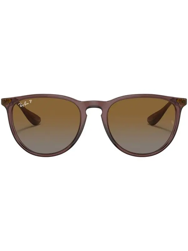 Ray-ban Erika Round-frame Sunglasses - Brown