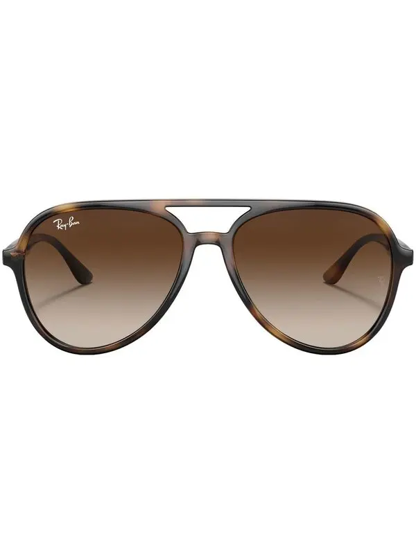 Ray-ban Tortoise-shell Aviator Frames - Green