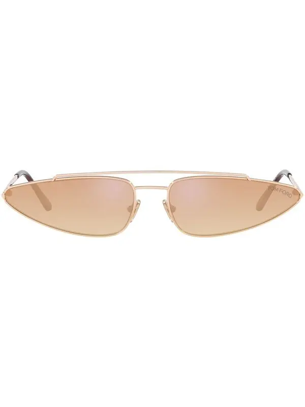 TOM FORD Cat-eye Sunglasses - Gold